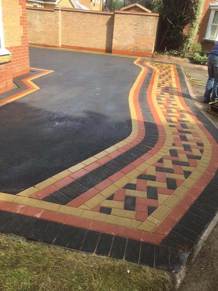 Bespoke Coloured Block Driveway