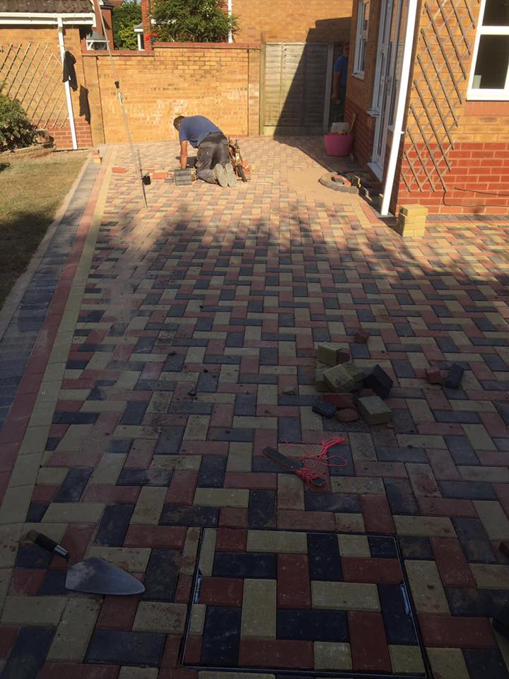Bespoke Coloured Block Driveway