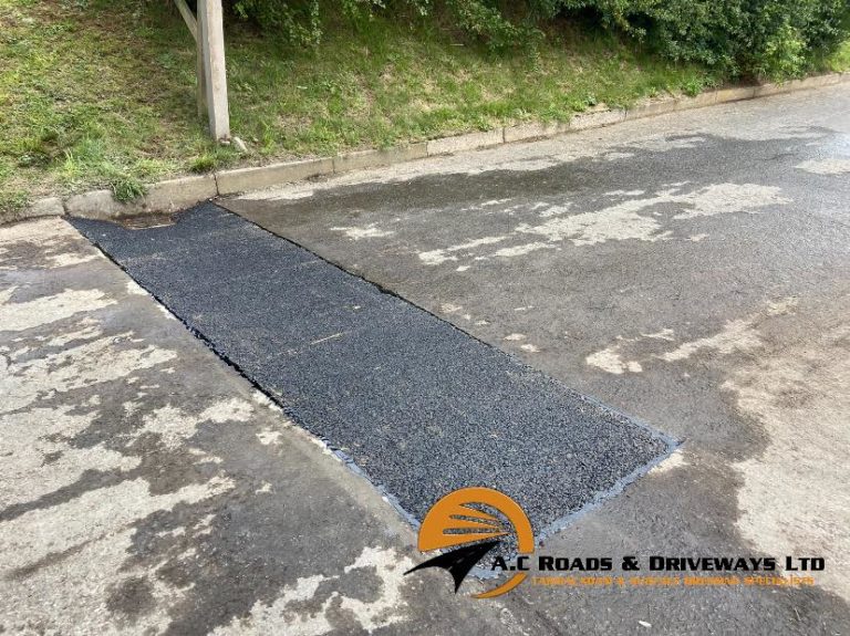 Reinstatement Tarmac Road Repair Work - Melrose, Borders