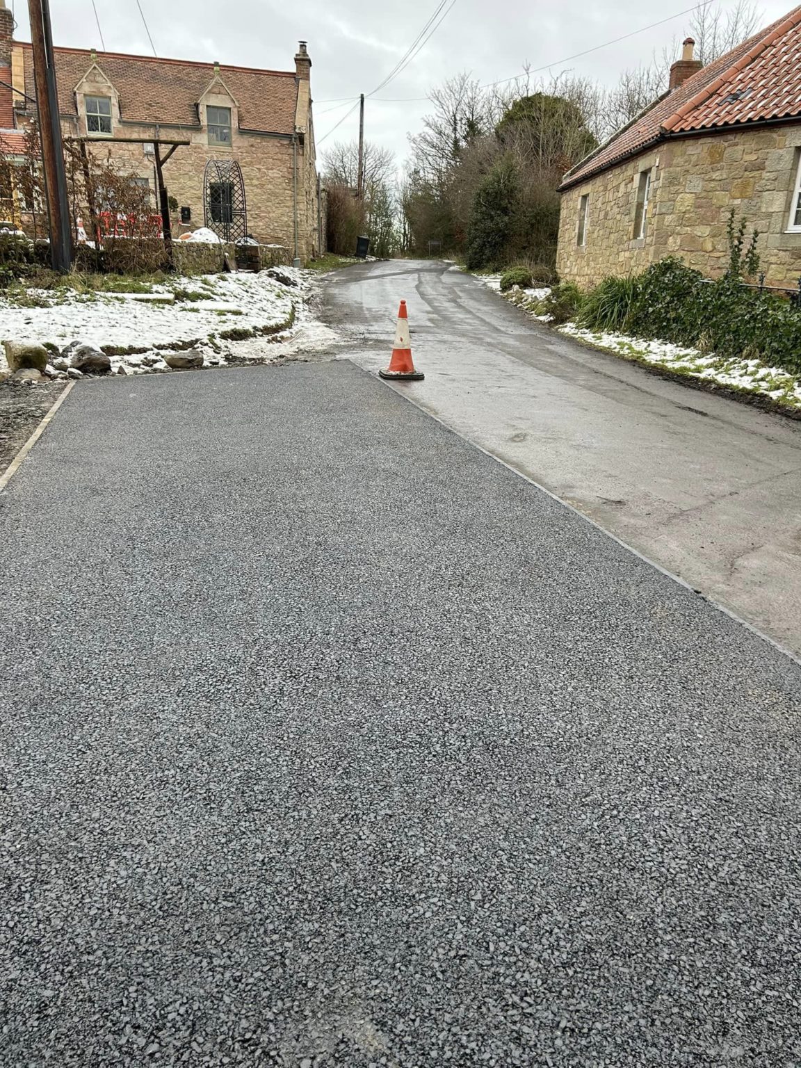 New Tarmac Entranceway to Council Specifications