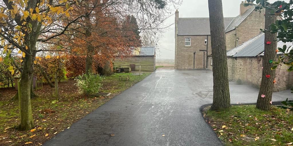 Farm House Drive Surfacing Contractor - Duns, Borders