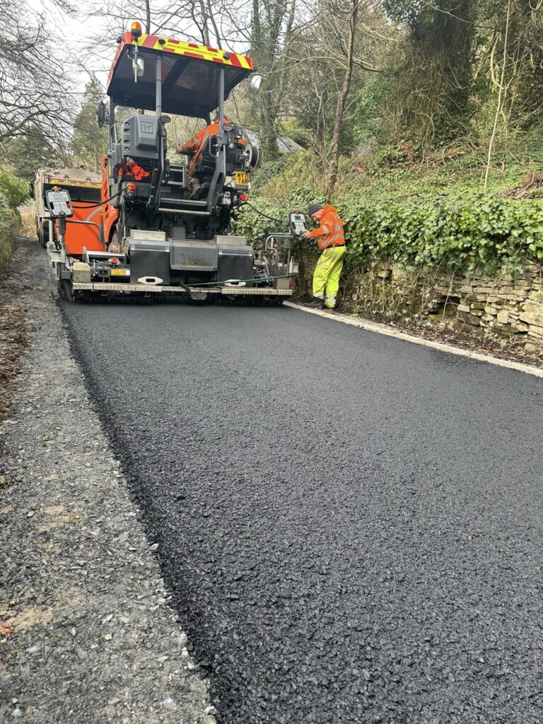 New Tarmac Cycle Route Surfacing in Selkirk, Borders