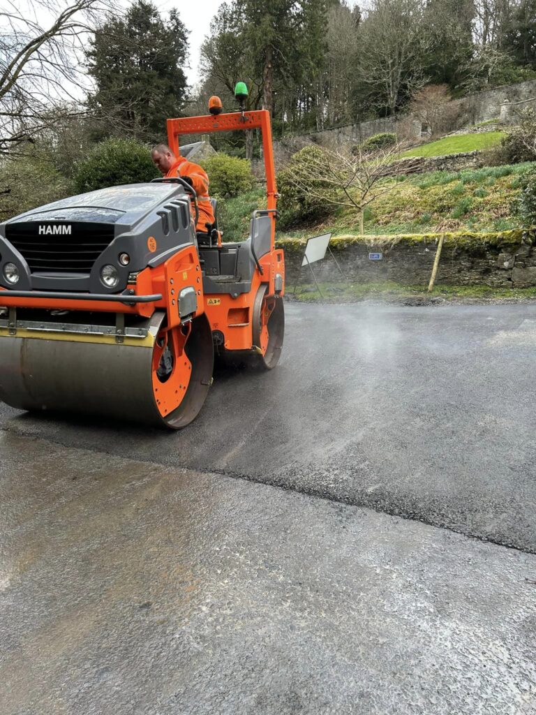 New Tarmac Cycle Route Surfacing in Selkirk, Borders